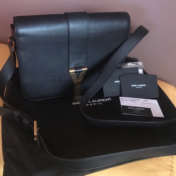 Yves Saint Laurent | Bags | Ysl Authentic Sac Ligne Y Bag | Poshmark